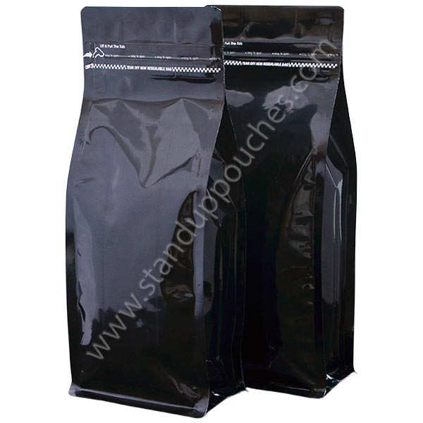 Flat Bottom Pouches | Block Bottom Bags | Box Pouch | Box Bottom Bags ...
